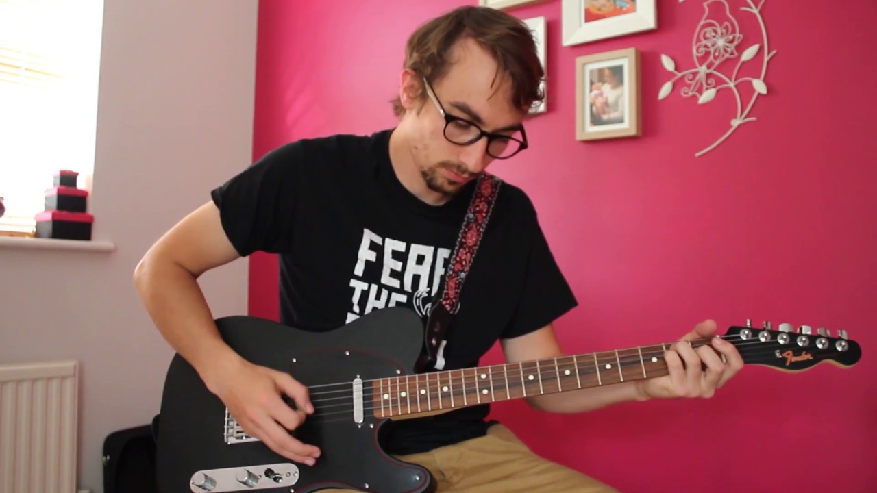 Fender Telecaster Redline Noir 2017 - Improvisation (Em, C, G, D) - YouTube