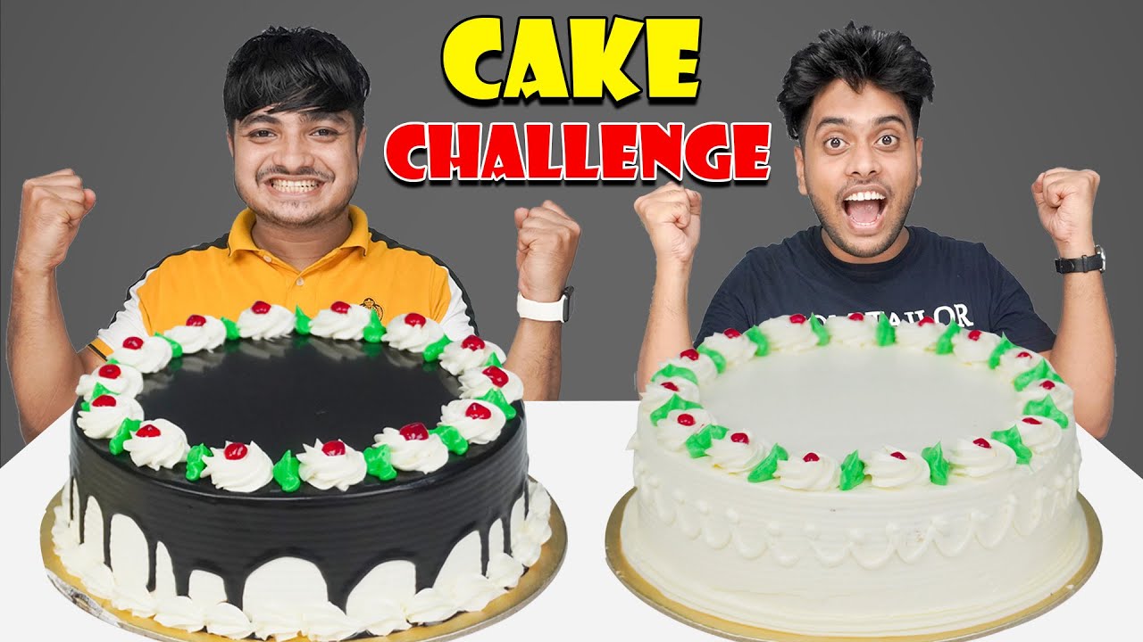 Cake Challenge || Friends Food Challenge - YouTube