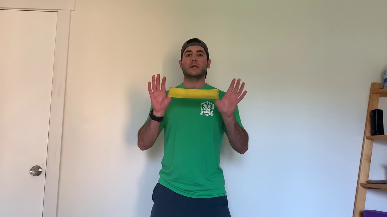 Mini Band Shoulder Series - Serratus Slides and Wall Walk Explanation ...