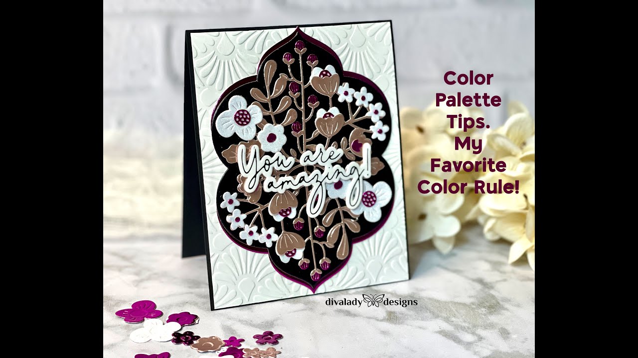 Cardmaking Color Palette Tips & My Favorite Color Rule! - YouTube