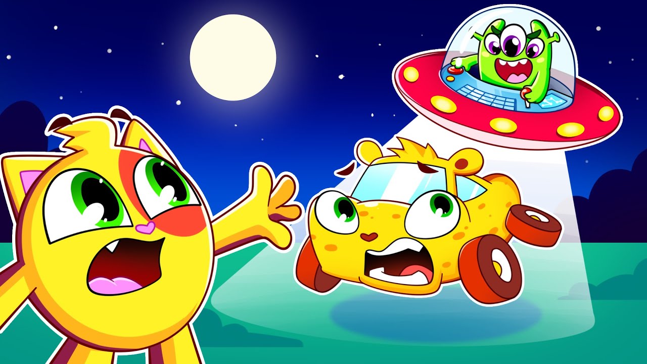Alien Took My Baby Car! Police Car VS Alien 👽🚗 Funny Stories for Kids ...