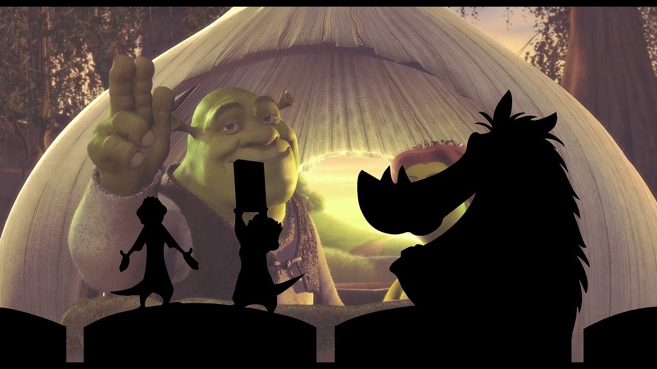 Timon and Pumbaa Rewind Shrek - YouTube