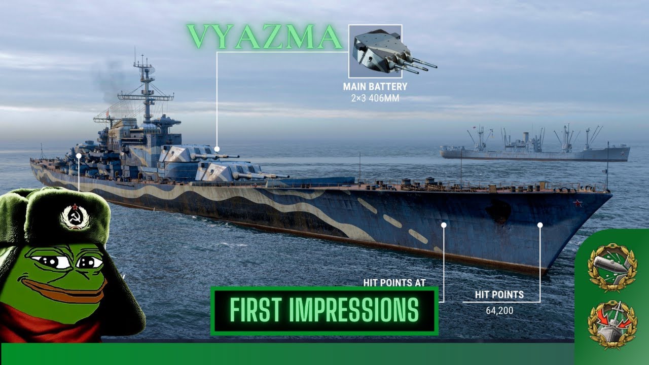 World of Warships - Vyazma: First Impressions - YouTube