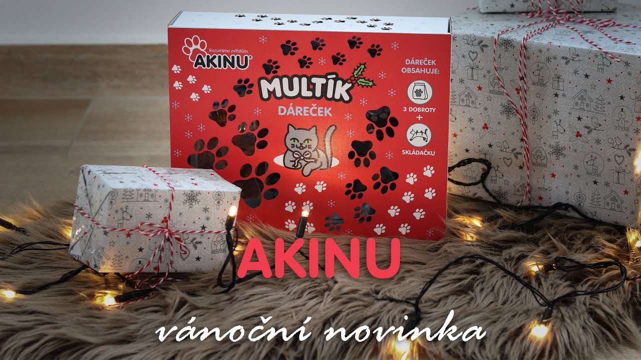 Akinu MULTÍK mini vánoční pro kočky - YouTube