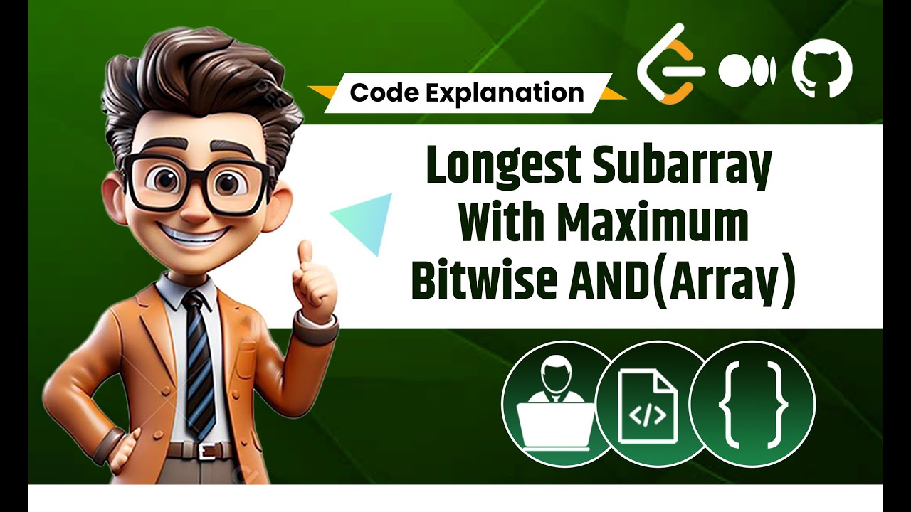 Longest Subarray With Maximum Bitwise AND | Step-by-Step Solution - YouTube