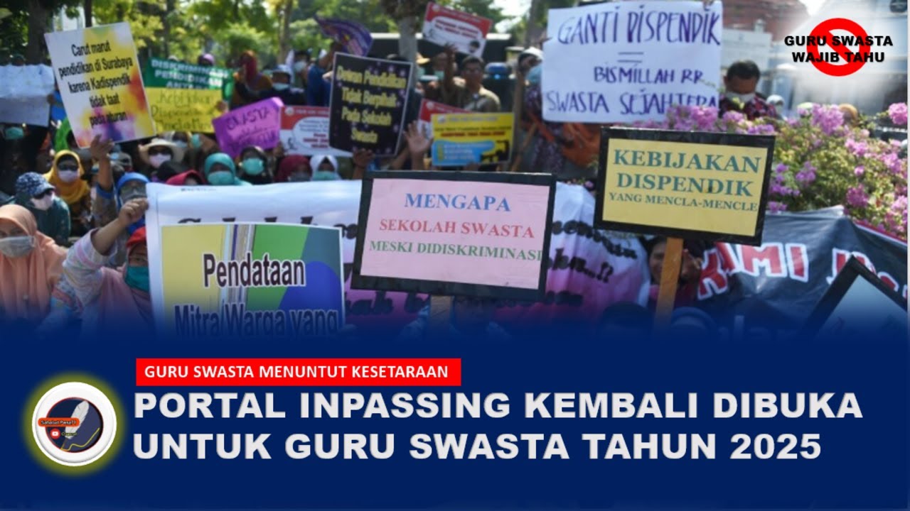 PORTAL INPASSING BAKAL KEMBALI DIBUKA UNTUK GURU SWASTA 2025 - YouTube