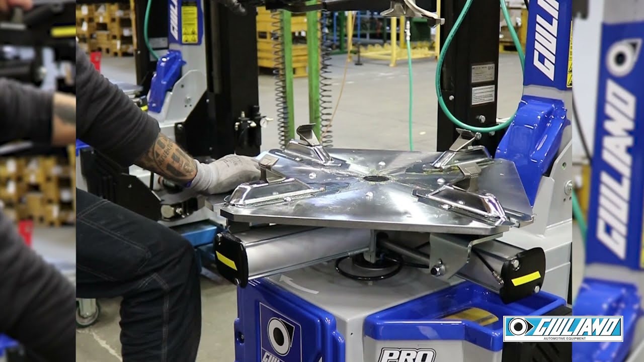 Automatic tyre changer with two assist arms : SX228 Pro Duo GIULIANO ...
