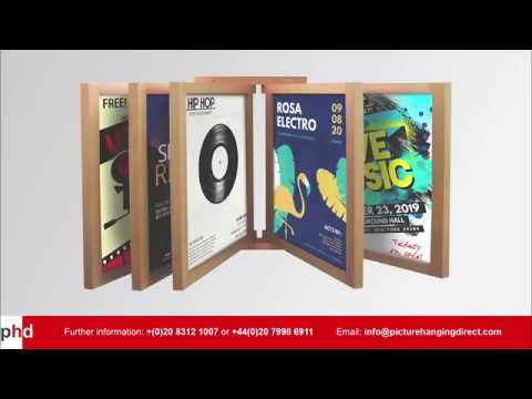 Wall mounted 'Poster' Display Browser (Art Gallery & Shop Displays ...