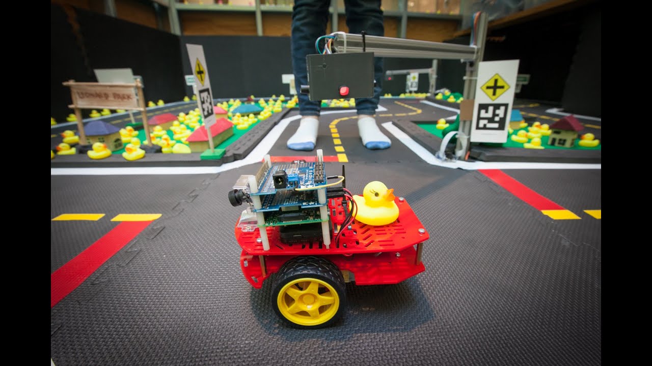 Welcome to Duckietown: fake ducks, real science - YouTube