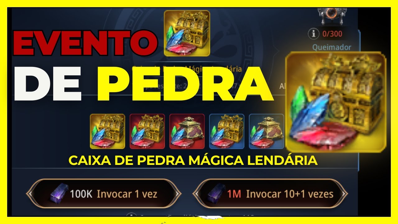MIR4: evento PEDRA LENDÁRIA invocando 100 CAIXA - mir4 Servidor NA 22 ...