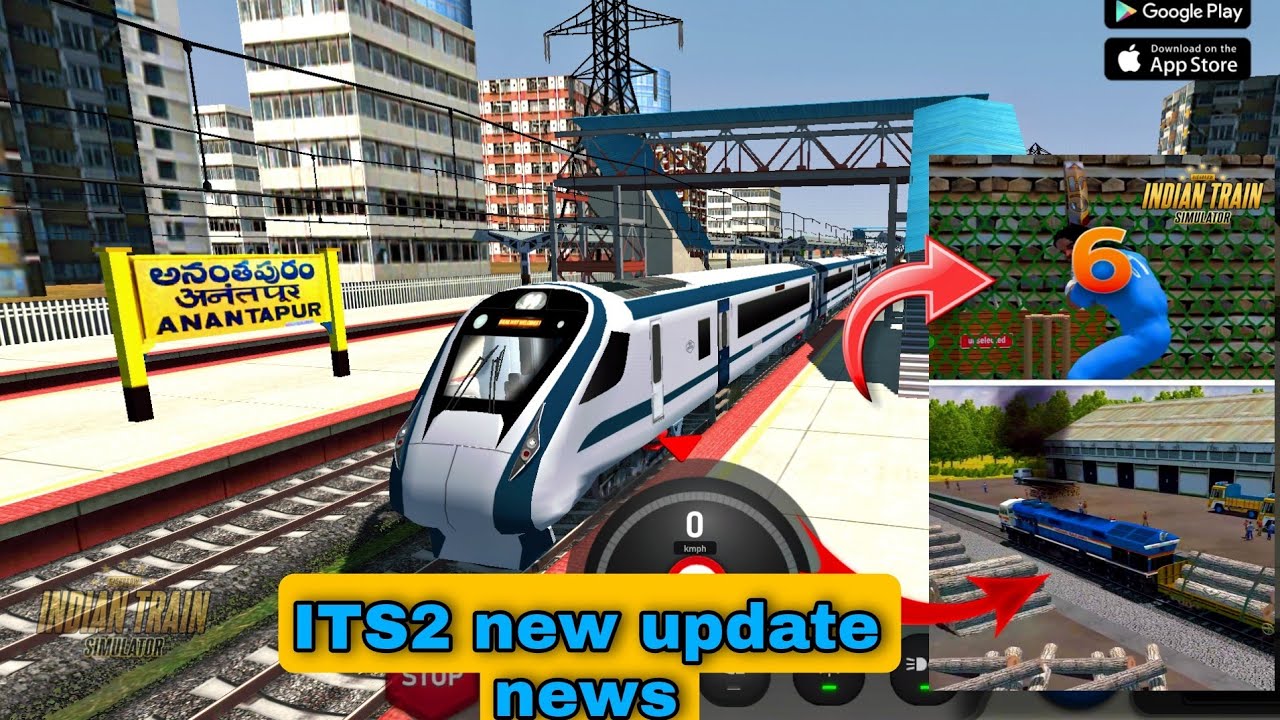 Indian train simulator 2 new update news & gameplay || Vanda Bharat ...