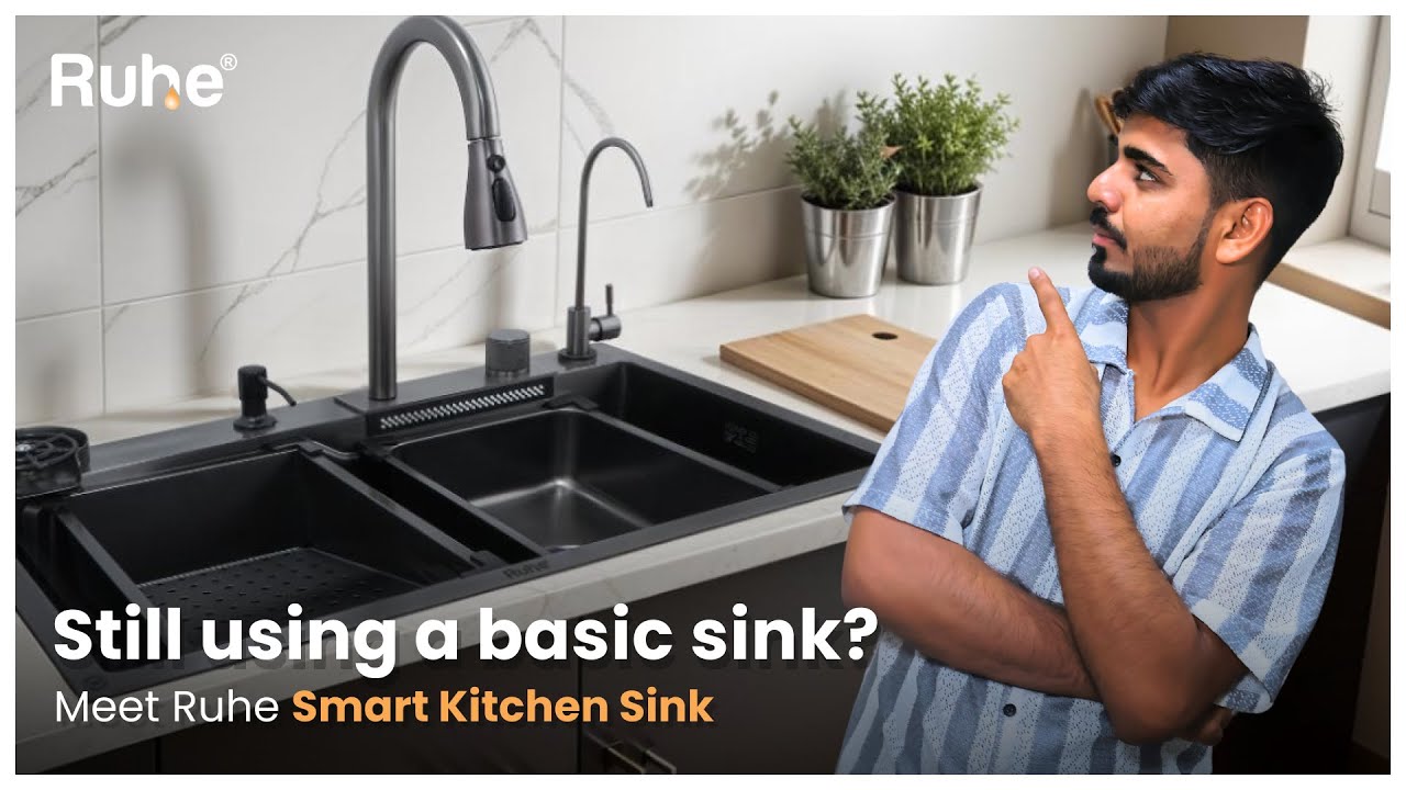 Transform Your Kitchen With Ruhe’s Smart Sinks | Ruhe - YouTube