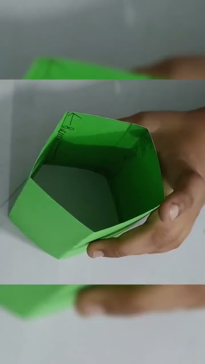 Pentagonal Prism model by easy steps #3d #mathematics #model - YouTube