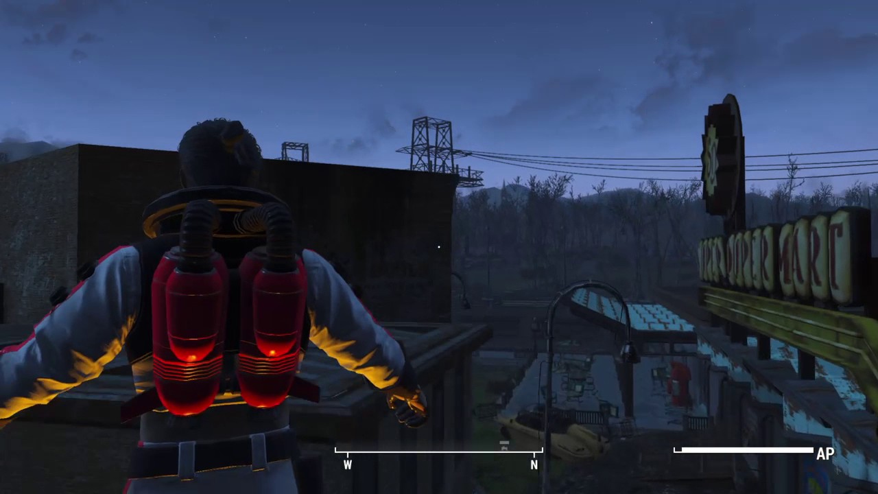 Fallout 4 PS4 MODS - NUKA GIRL JETPACK - YouTube