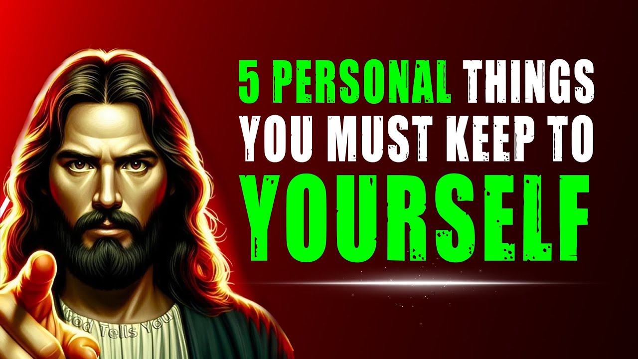 5 PERSONAL THINGS YOU MUST KEEP TO YOURSELF - BEST SPEECH - DAVID ...