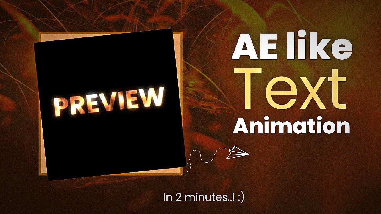 AE like text animation in alight motion within 2 minutes.!! [Tutorial ...