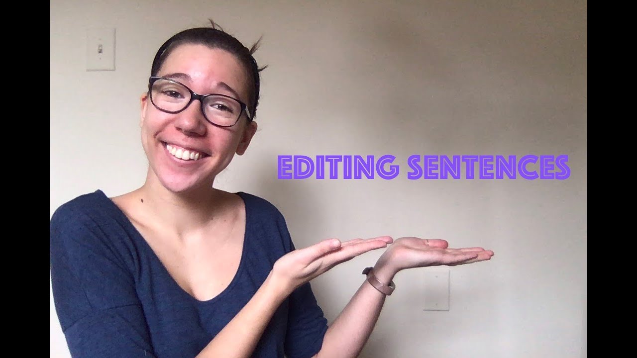 Sentence Editing Basics - YouTube