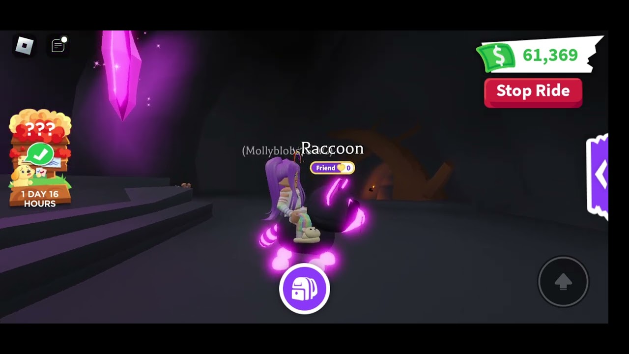 Mega Neon Raccoon @PlayAdoptMe #adoptme #adoptmetrading #adoptmetrades ...