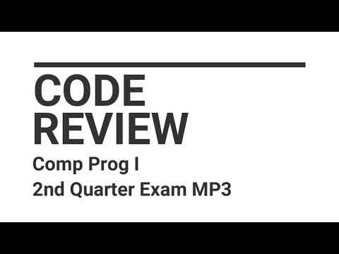 Java- Code Review I - YouTube