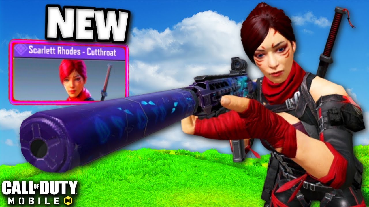 *NEW* SCARLETT RHODES - CUTTHROAT CHARACTER 😍😍 | COD MOBILE | SOLO VS ...