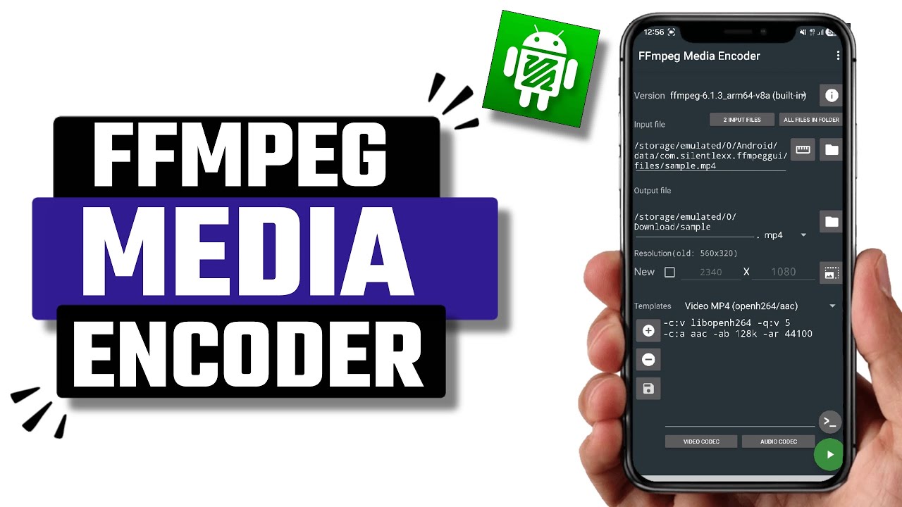 Best FFmpeg Media Encoder App for Android - YouTube