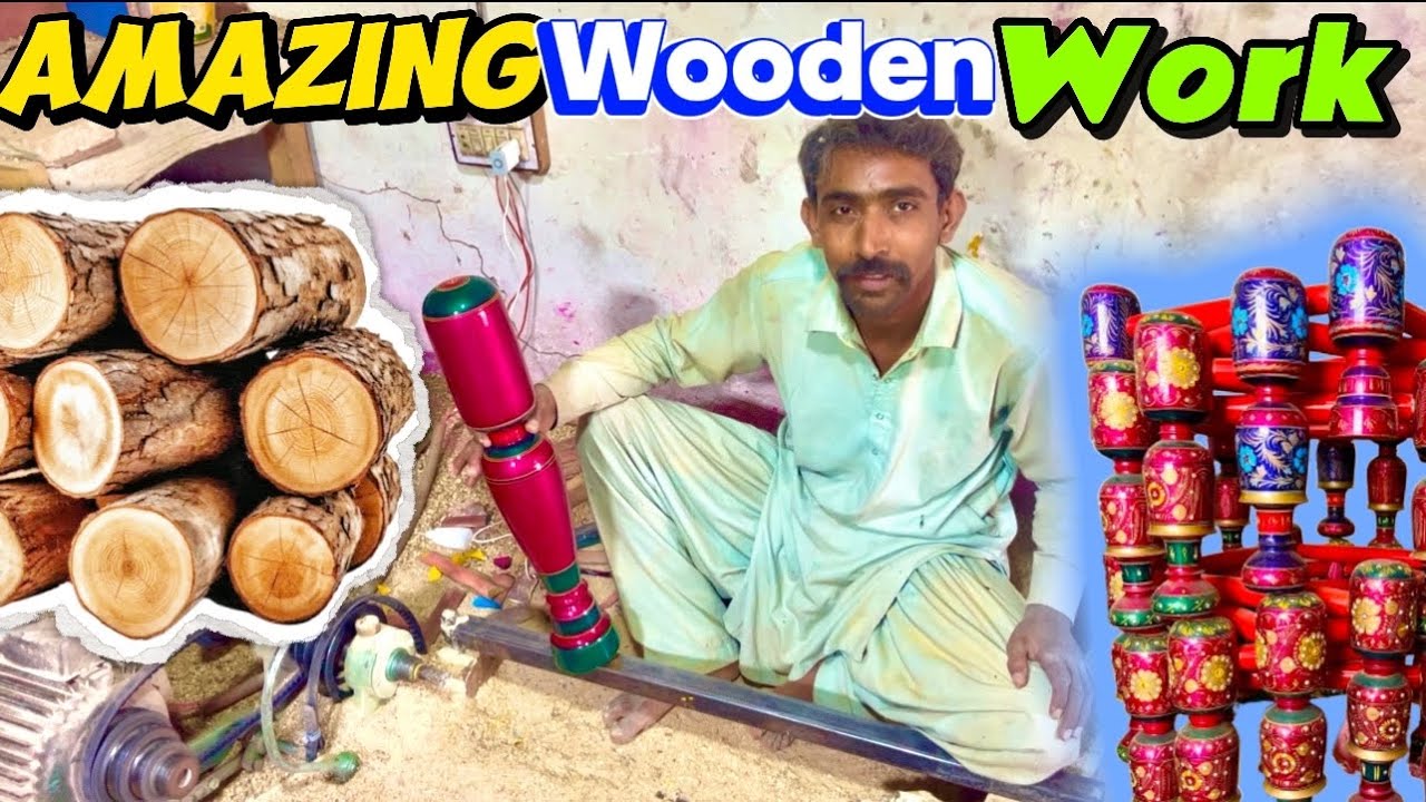 How to Make Wooden Charpai || Charpai ka Pawa Kaise Bunta Hai || Wood ...