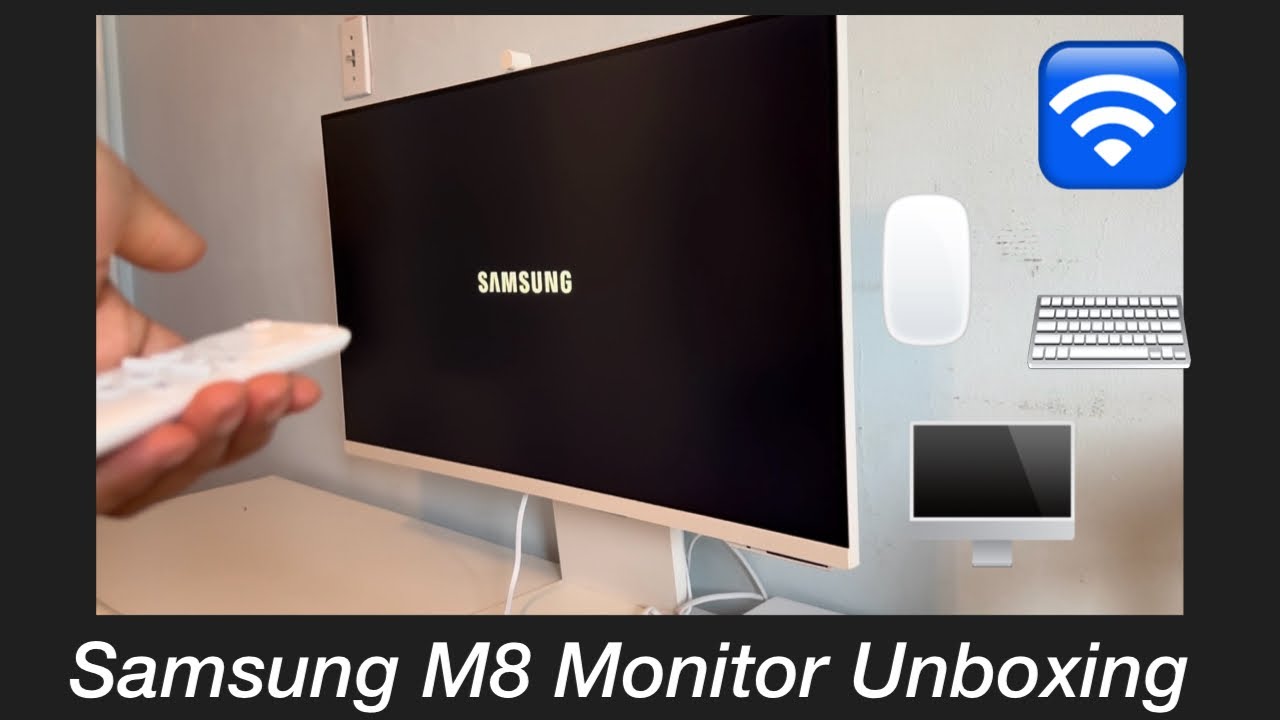 Samsung M8 Smart Monitor Unboxing - YouTube