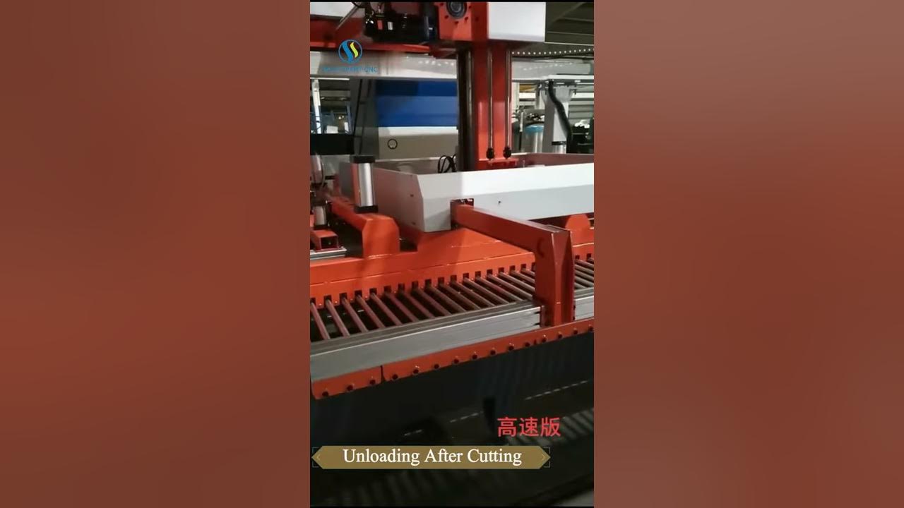 AUTOMATIC LOADING AND UNLOADING SYSTEM FOR FIBER LASER CUTTING MACHINE ...