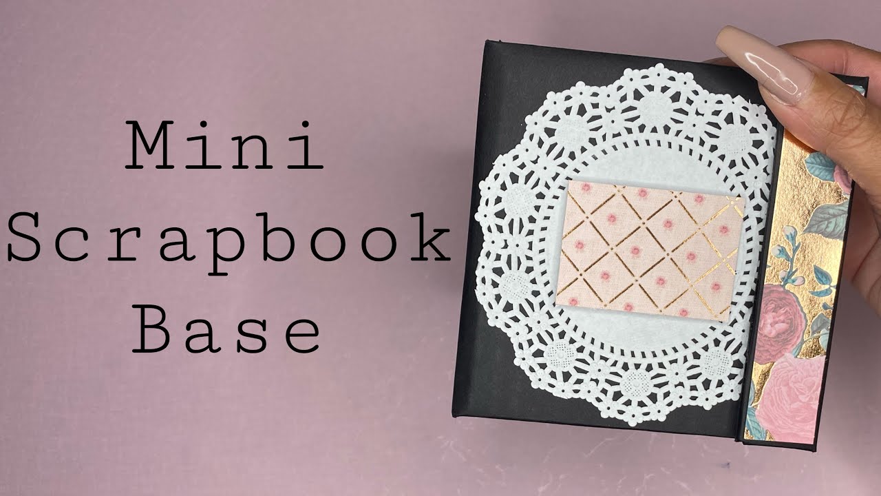 Scrapbook Base Making Ideas | Hinges & Pocket Pages !! - YouTube