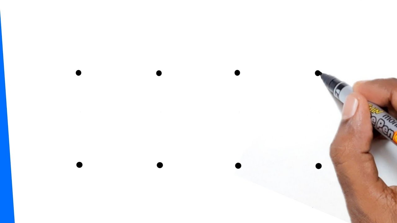 How to Draw House Weth 8 dots || Drawing Skill - YouTube