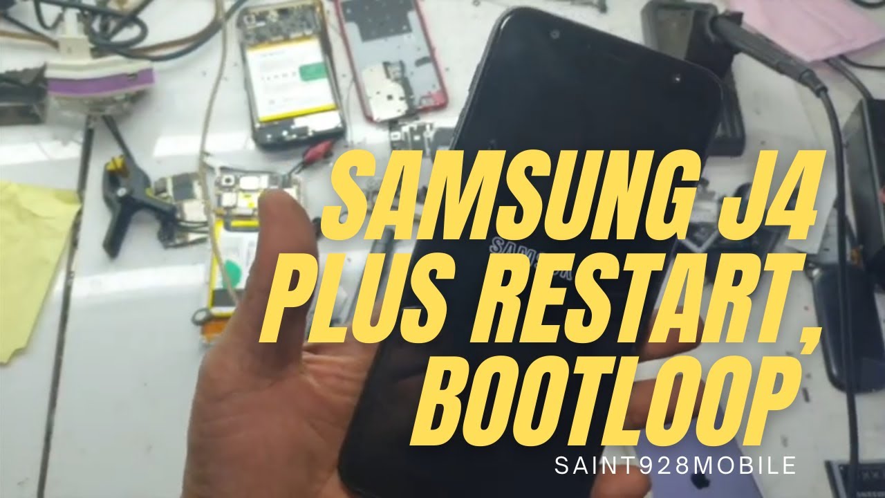 SAMSUNG J4 PLUS BOOTLOOP, RESTART, HANK LOGO - YouTube