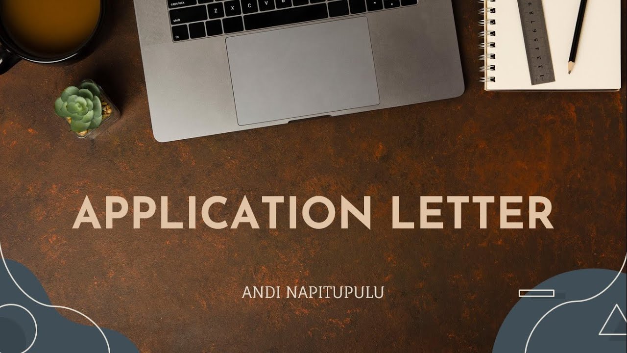 Writing Application Letter - Andi Napitupulu - YouTube