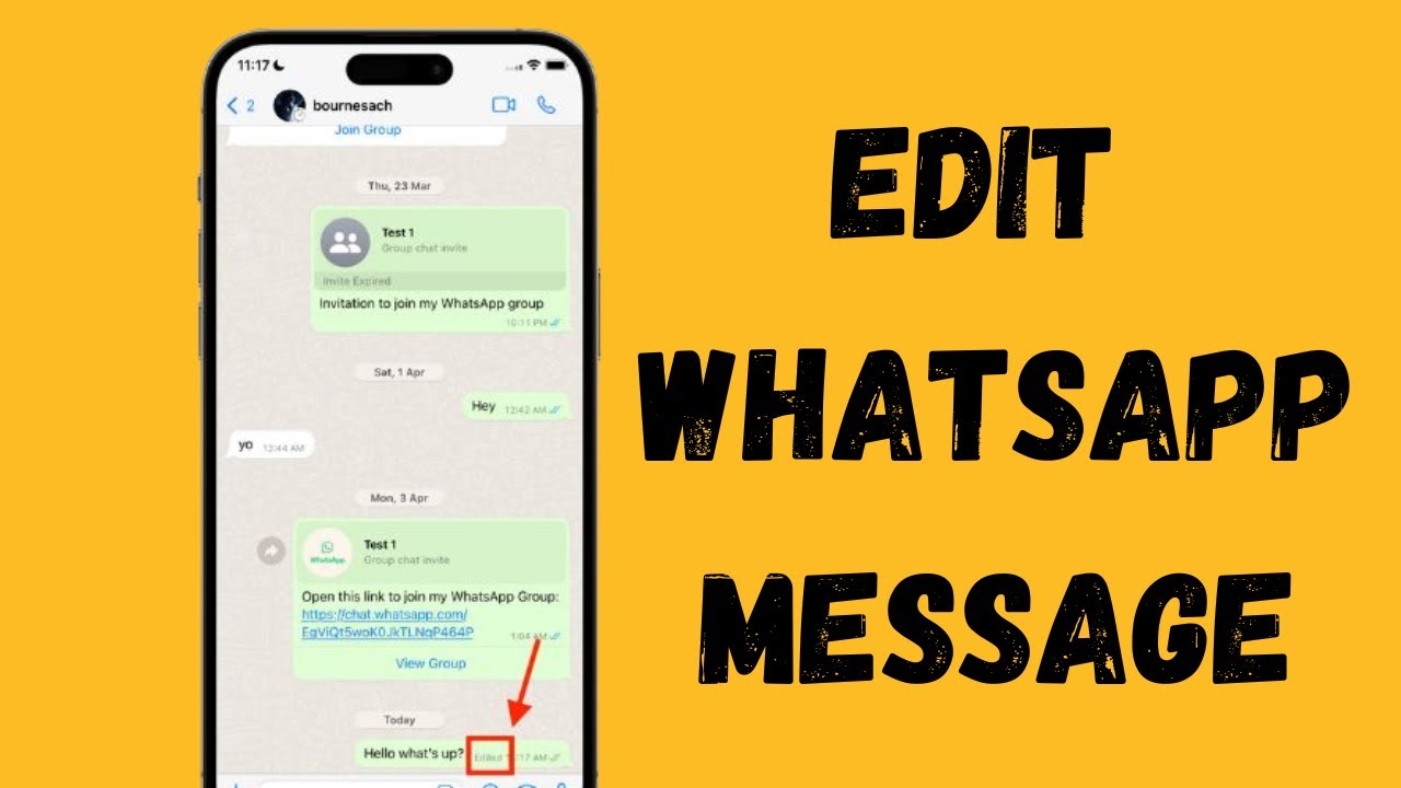 How To Edit WhatsApp Message- Full Guide - YouTube