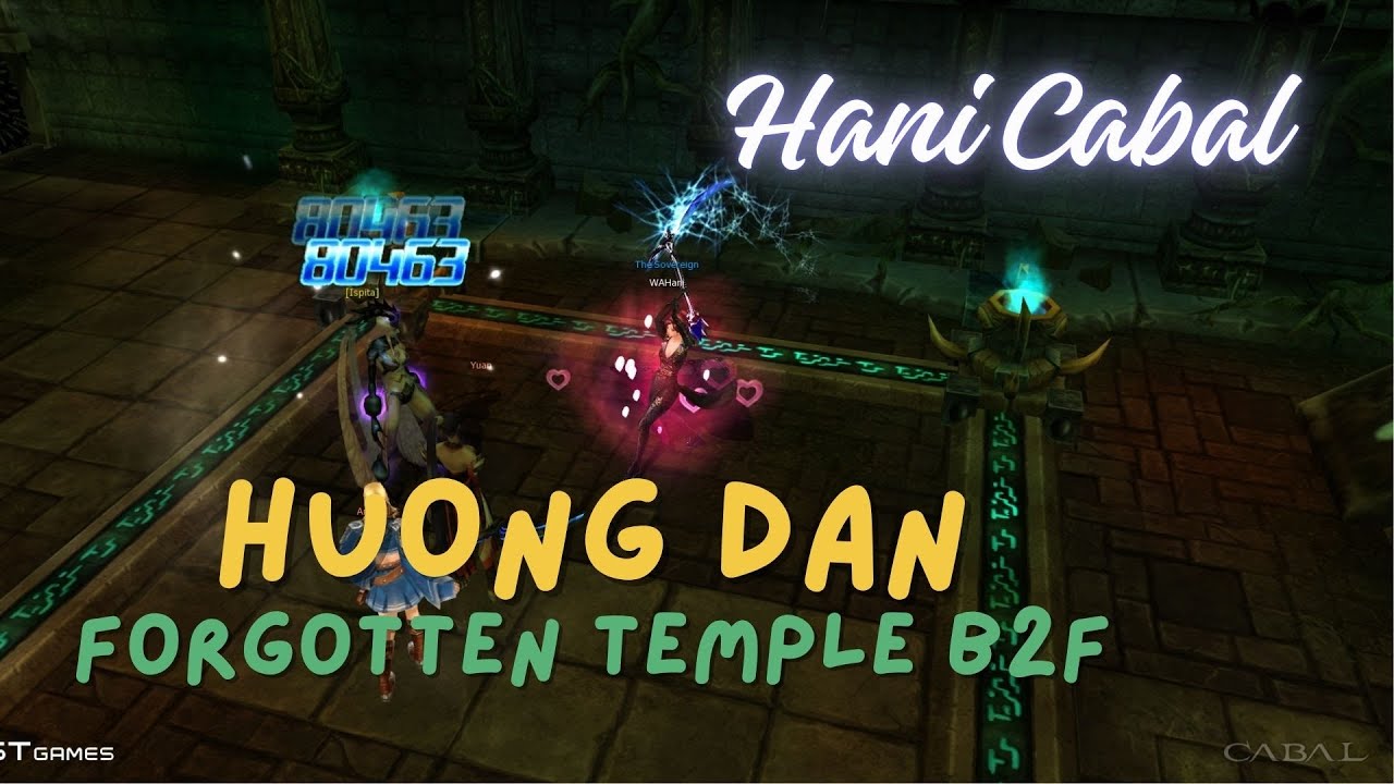 Hướng dẫn hoàn thành Dungeon Forgotten Temple B2F - FT2 | Cabal Online ...