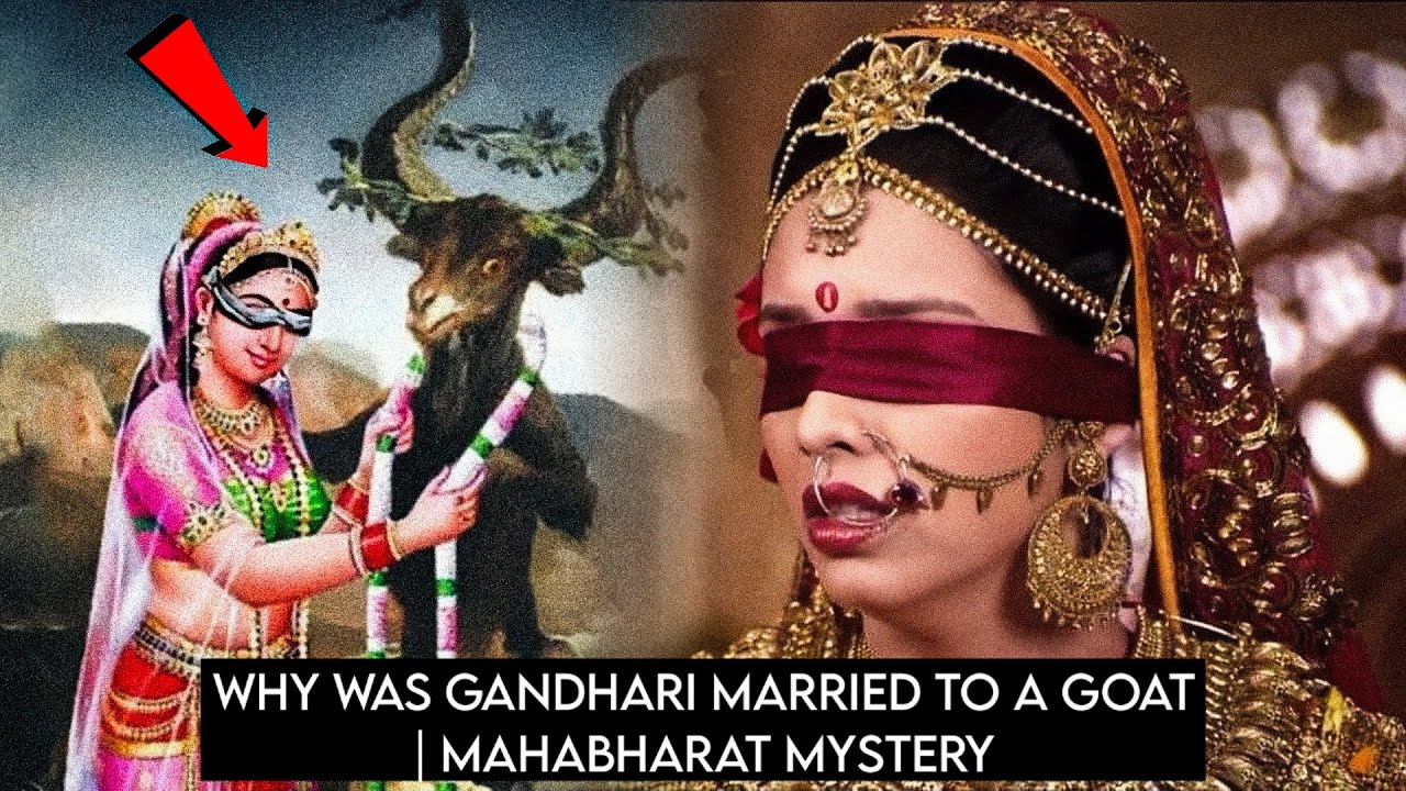 Why was Gandhari married to a goat | Mahabharat mystery - YouTube