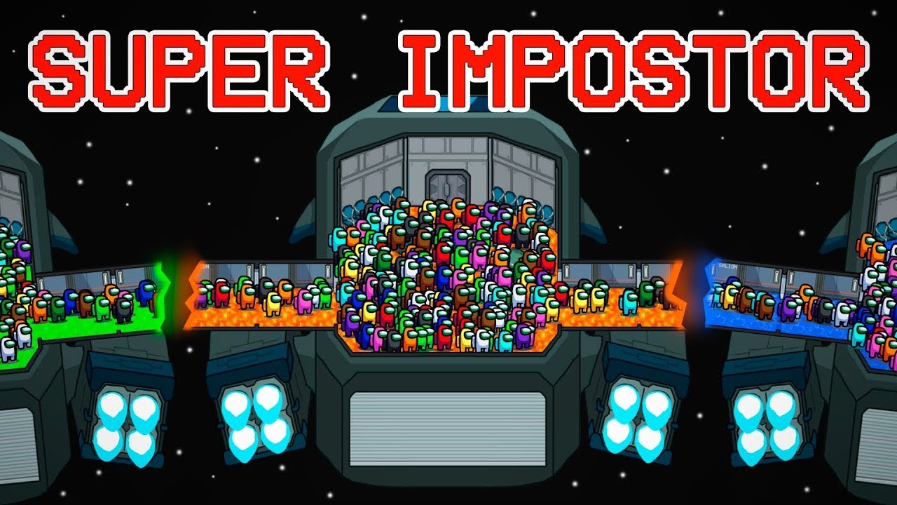 MEGA IMPOSTOR in LOBBY AMONG US - YouTube