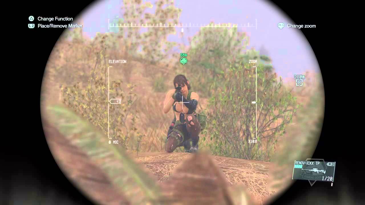 METAL GEAR SOLID V: Quiet Rain Reaction 1 - YouTube