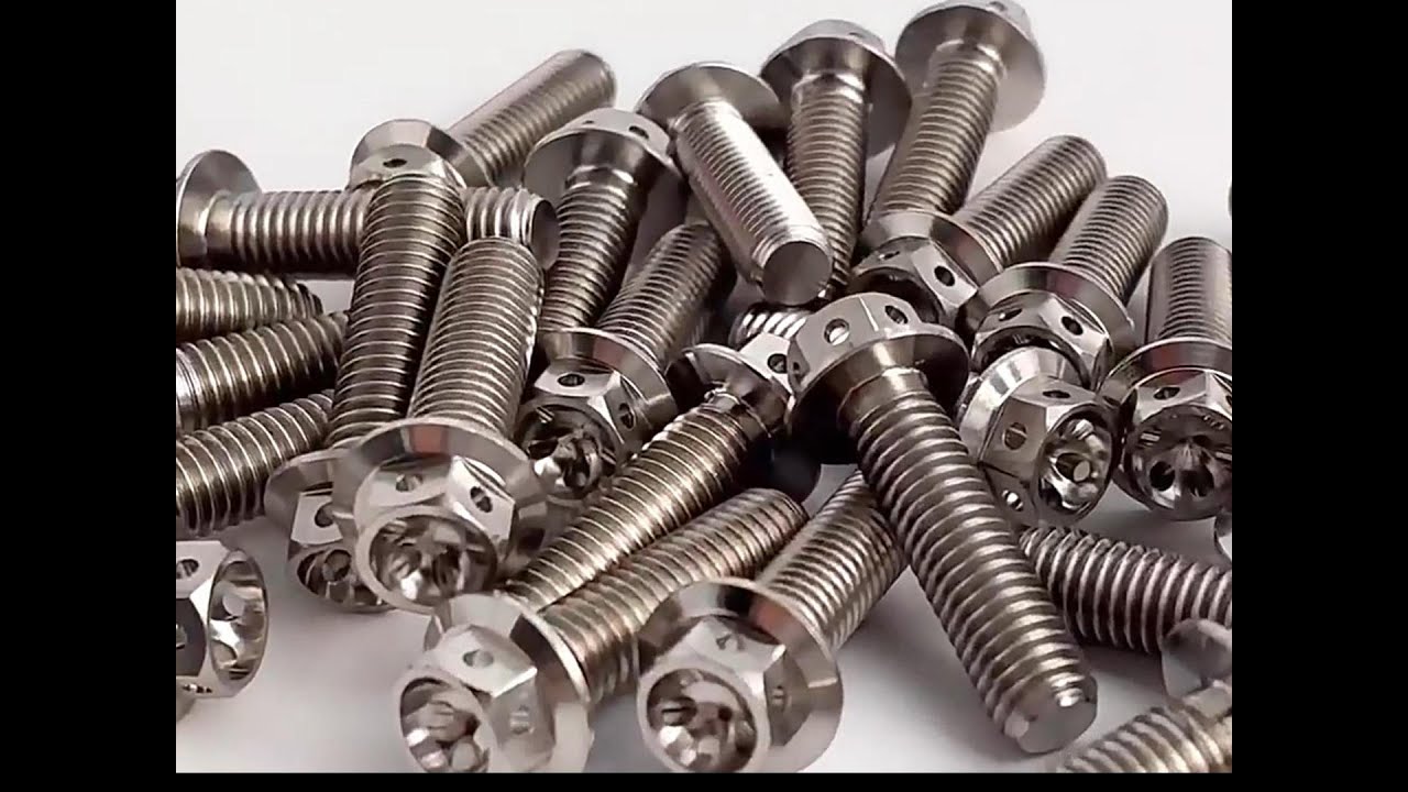 Hexagonal flange bolts with holes | Hengrui Fastener #fasteners #screw #bolt # ...