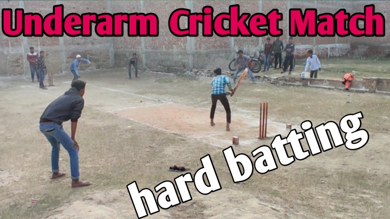 Underarm Cricket Match hard batting ||Box cricket Match - YouTube