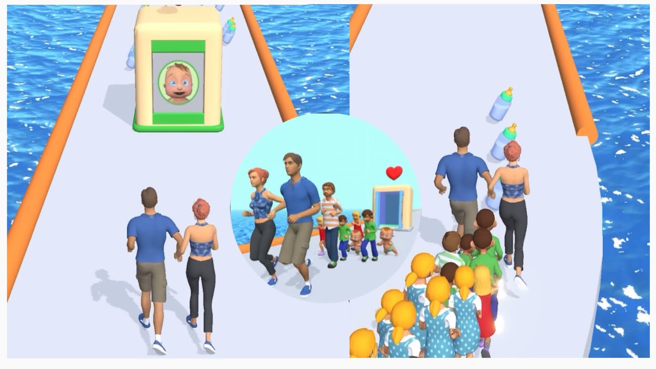 Family Run 3D Gameplay - All Level iOS Gameplay - YouTube