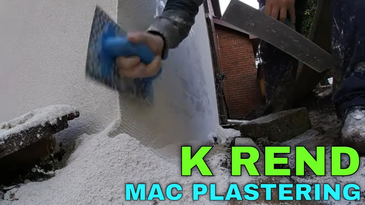 k rend coating and finishing on new built extension how I do it, tips ...