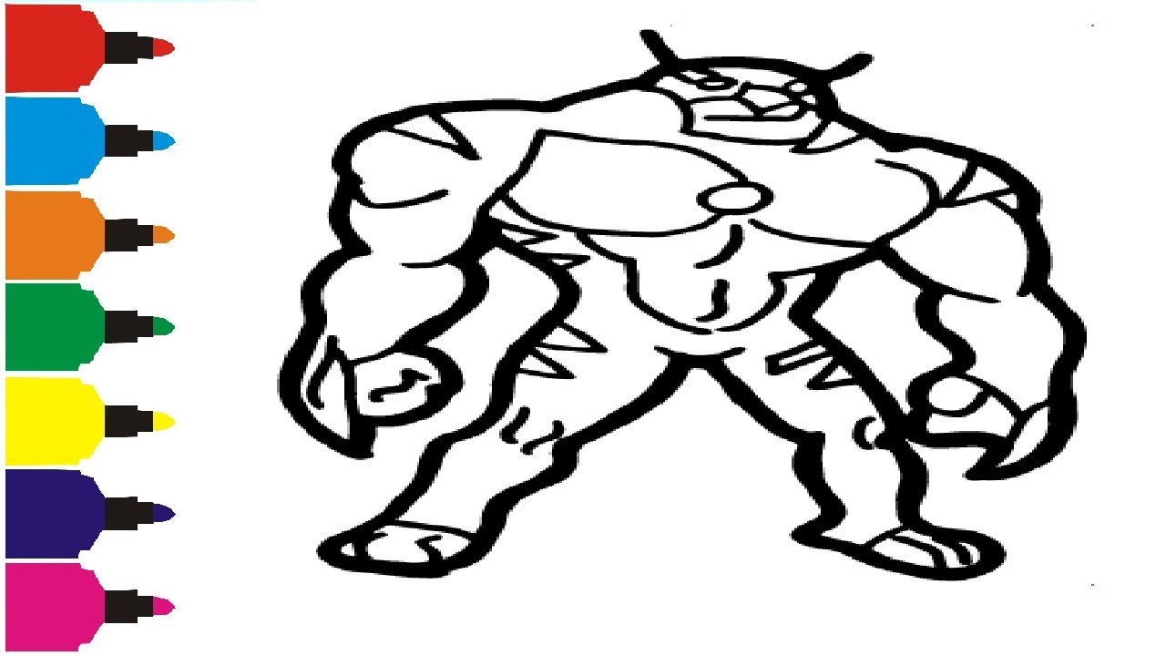 How to draw Rath from ben ten Omniverse cartoon | Drawing | Tameez4u ...