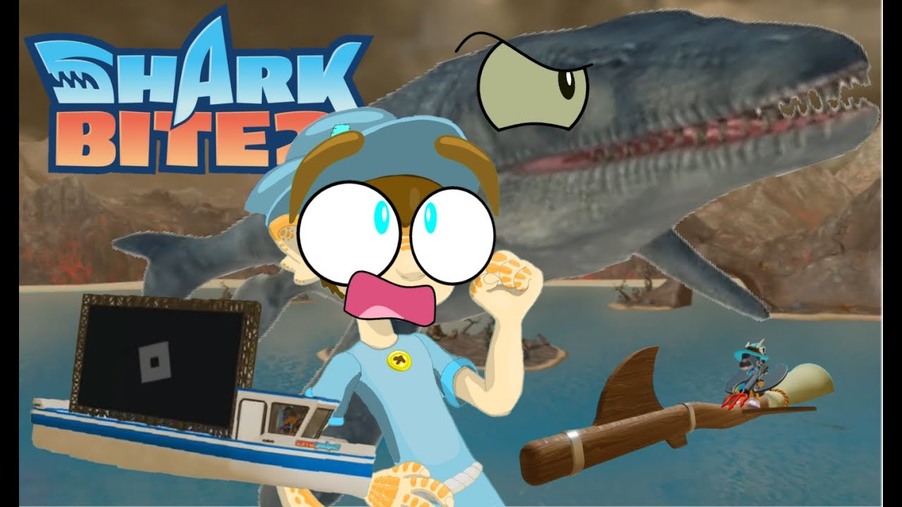 🦖"Mosasaurus on Halloween"🎃 Roblox: Shark Bite 2 - Halloween Event ...