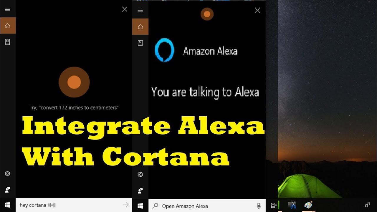 How To Integrate Amazon Alexa With Microsoft Cortana - YouTube