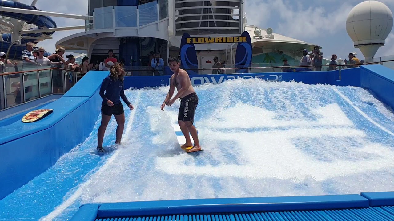 Royal Carribean Cruise Dec 2019 - Voyager of the Seas FlowRider(5 ...