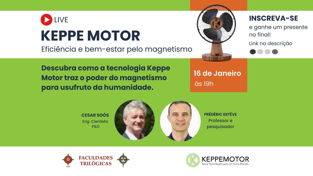 KEPPE MOTOR: EFICIÊNCIA E BEM-ESTAR PELO MAGNETISMO - YouTube