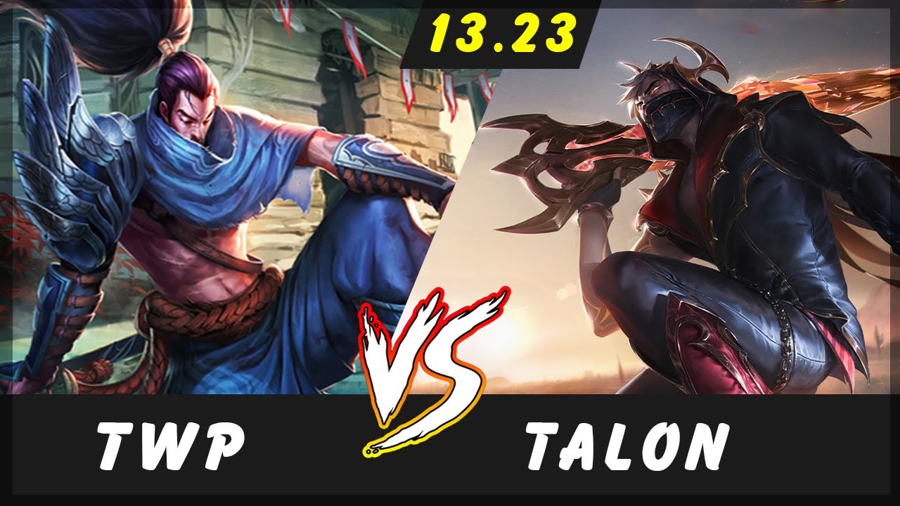 TheWanderingPro - Yasuo vs Talon MID Patch 13.23 - Yasuo Gameplay - YouTube