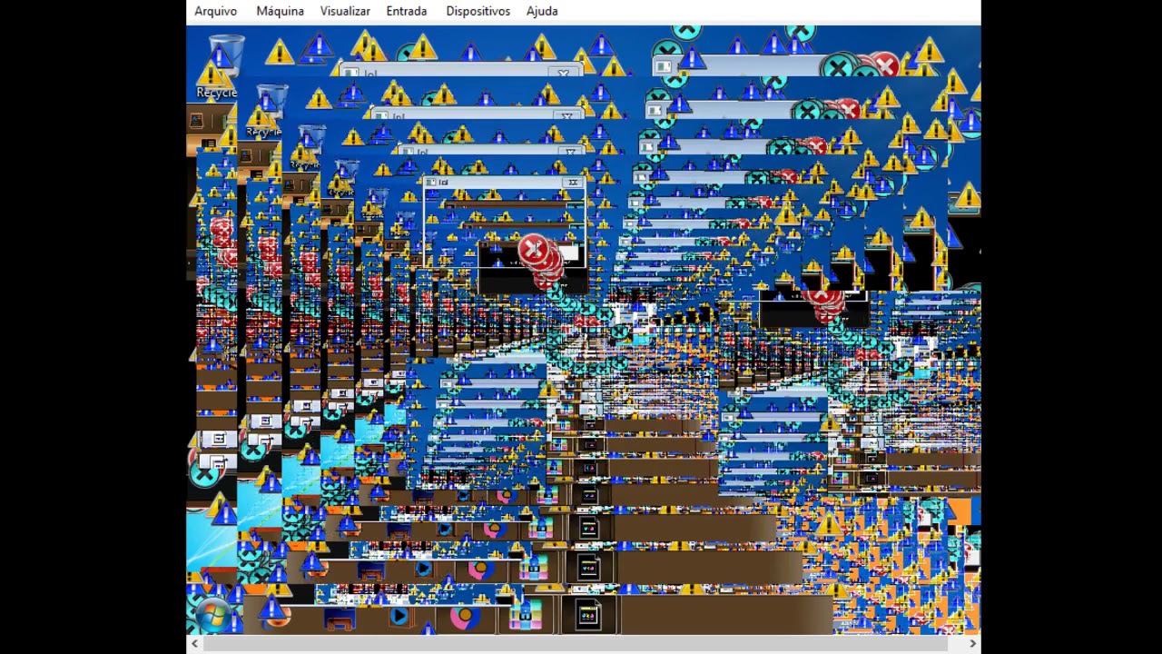 Virus Testing-running MEMZ in avirtual machine - YouTube