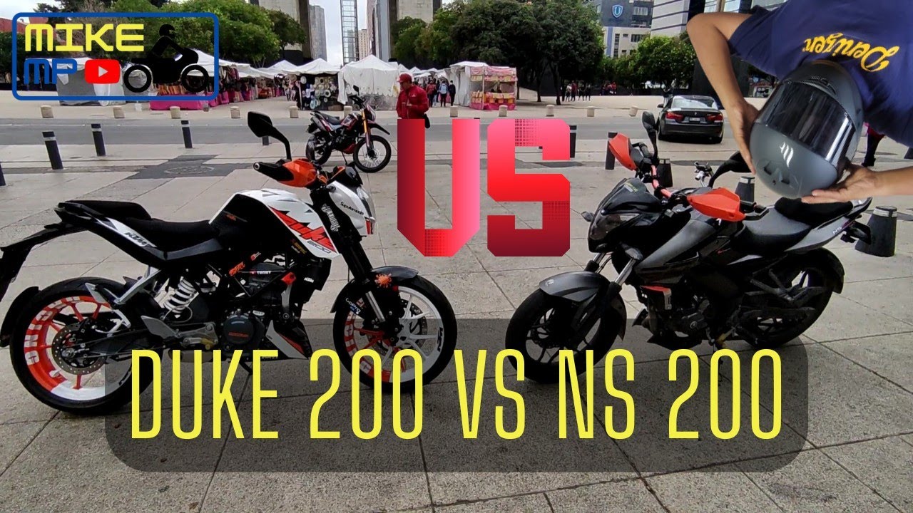 DUKE 200 vs NS 200 ¿Cuál te comprarías? ¿Son gemelas? | Mike MP - YouTube