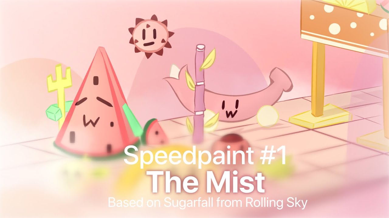 Rolling Sky Speedpaint #1 | The Mist (based on Sugarfall) - YouTube